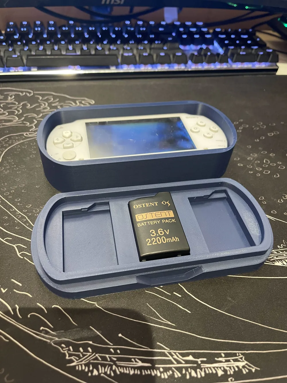 PSP 1000 Case/Box, with battery storage by StomSquant MakerWorld ...