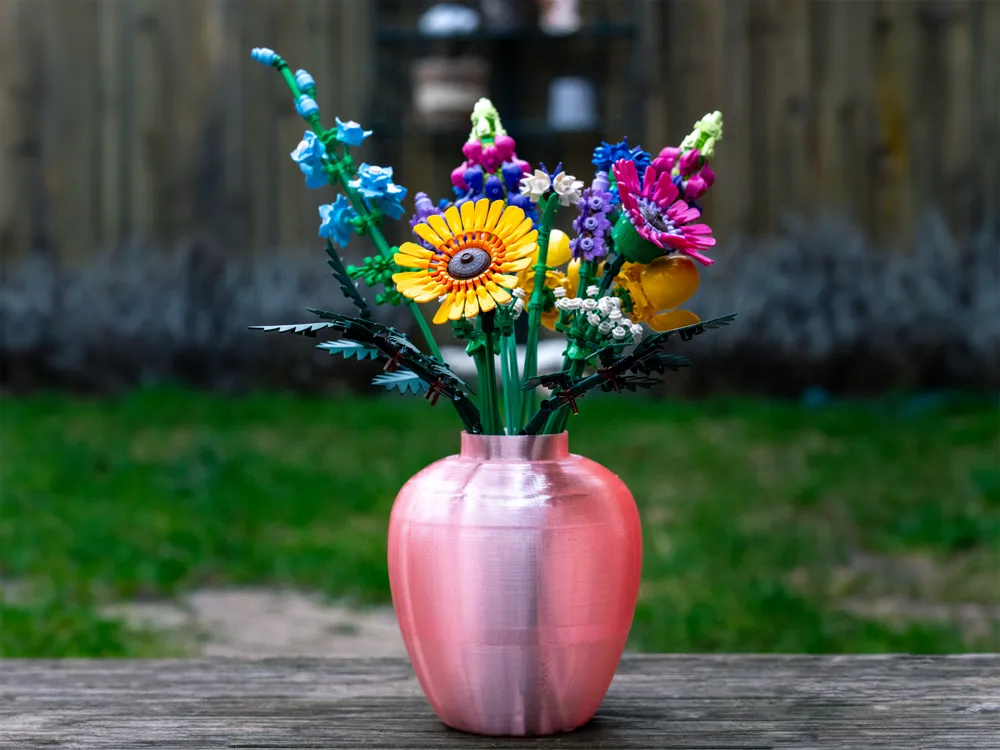 Lego flower vase for wildflowers (10313) by v1per MakerWorld: Download ...