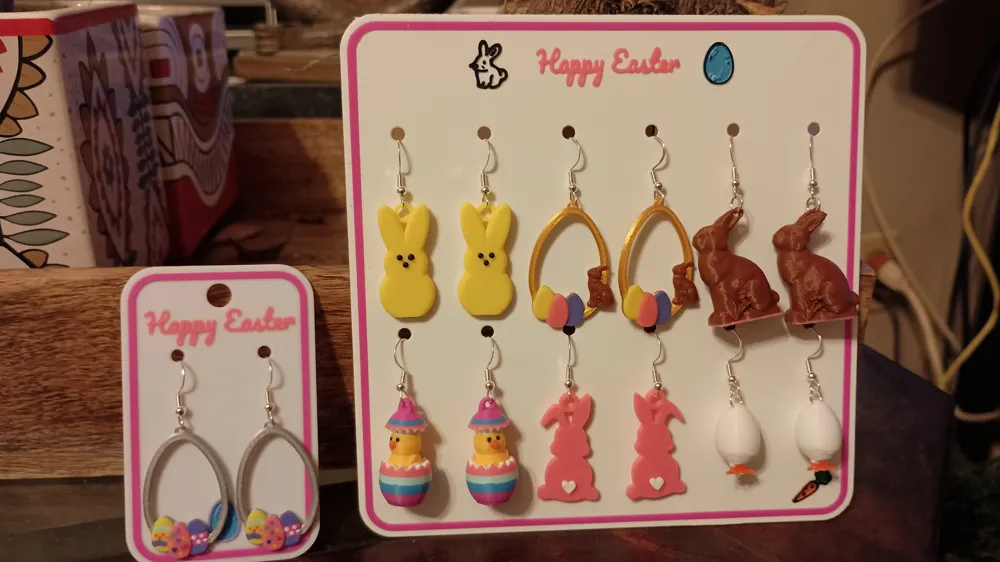 Easter Earring Card by JeffD3D - MakerWorld