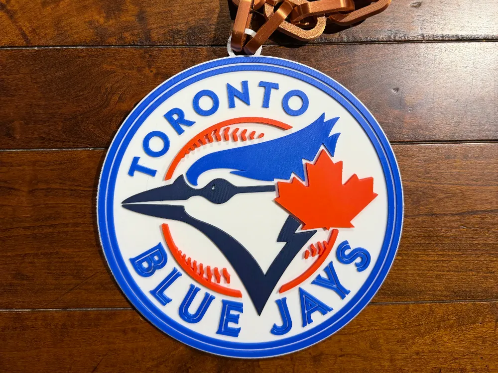 Toronto Blue Jays Oversized Necklace Logo by 3D River Designs ...