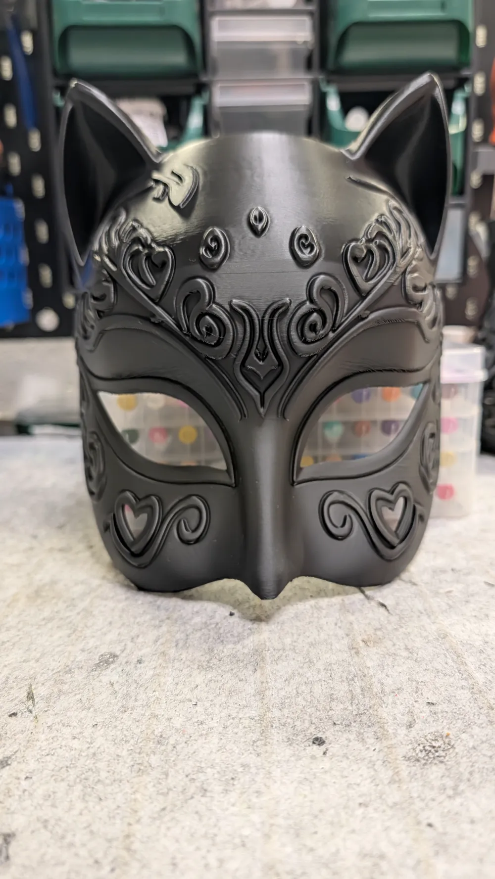 Valentine’s Cat Mask - Free 3D Print Model - MakerWorld