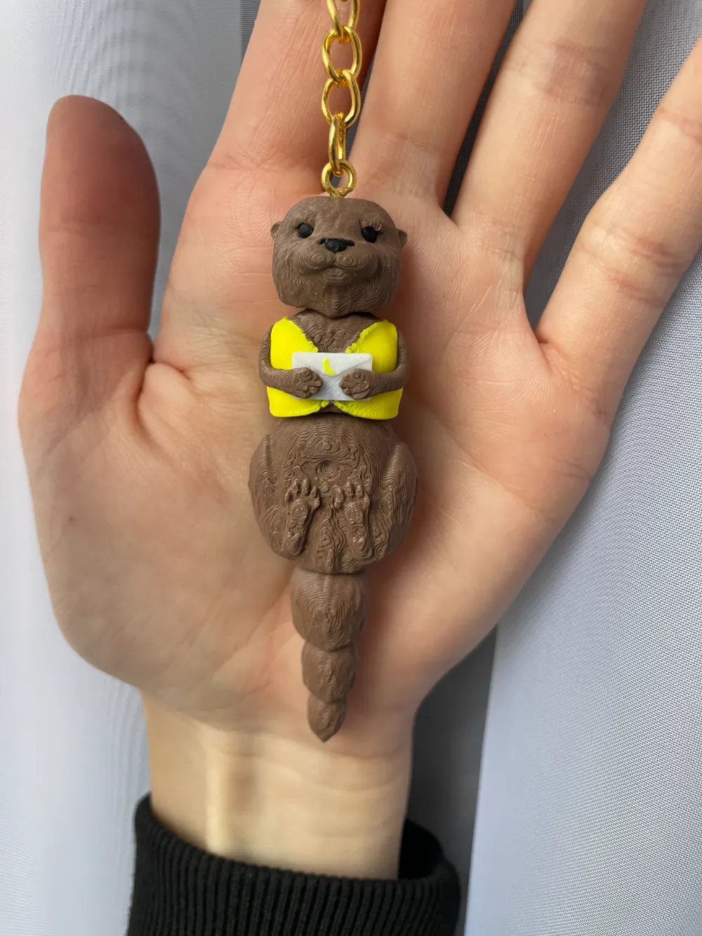 Articulated Otter V1 | Fidget, Magnet & Keychain - Free 3D Print Model ...