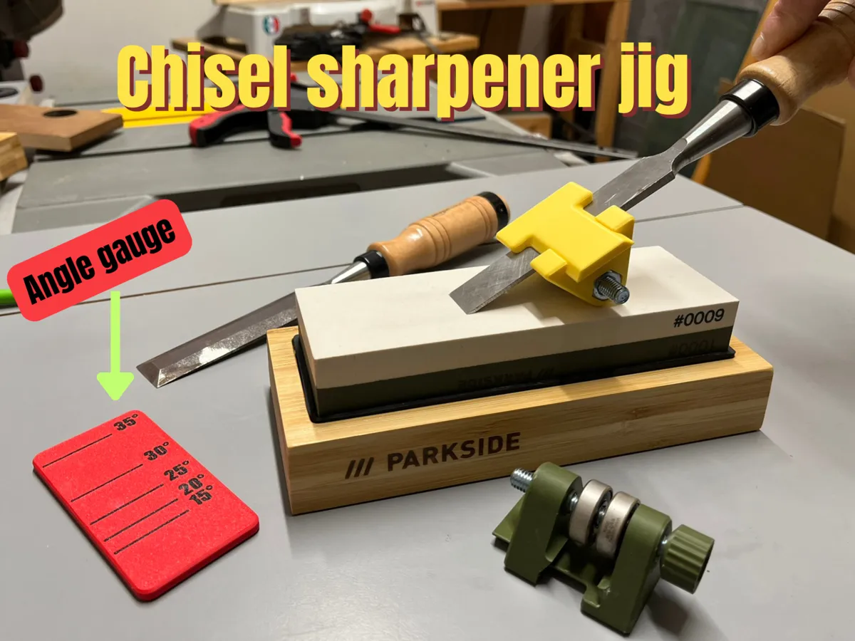 Chisel sharpener jig - Free 3D Print Model - MakerWorld