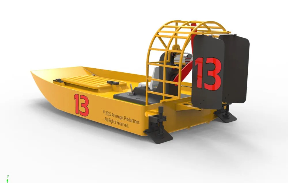 Radio Control Racing Boat - Aerotrooper - Free 3D Print Model - MakerWorld