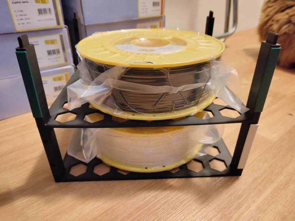 FlexiRack - Modular Filament Rack by RencoleVenorlue - MakerWorld