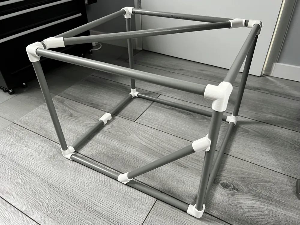 PVC Pipe frame / 3D Printer dust cover by Julian_J3D - MakerWorld