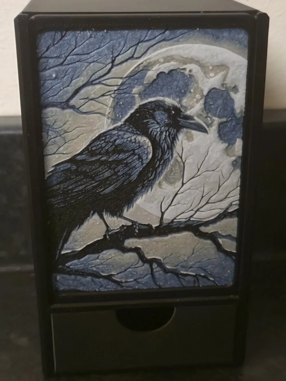 MTG Commander Deck Box inlay Raven HueForge Remixed by JamieSTARx ...