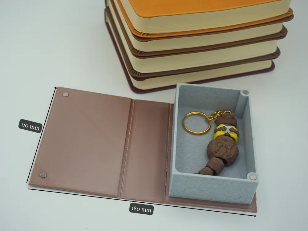 Magnetic Book Box - Free 3D Print Model - MakerWorld