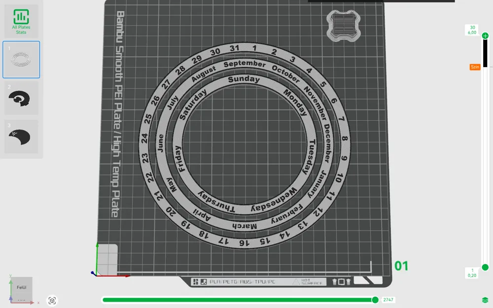 Perpetual Calendar - Free 3D Print Model - MakerWorld