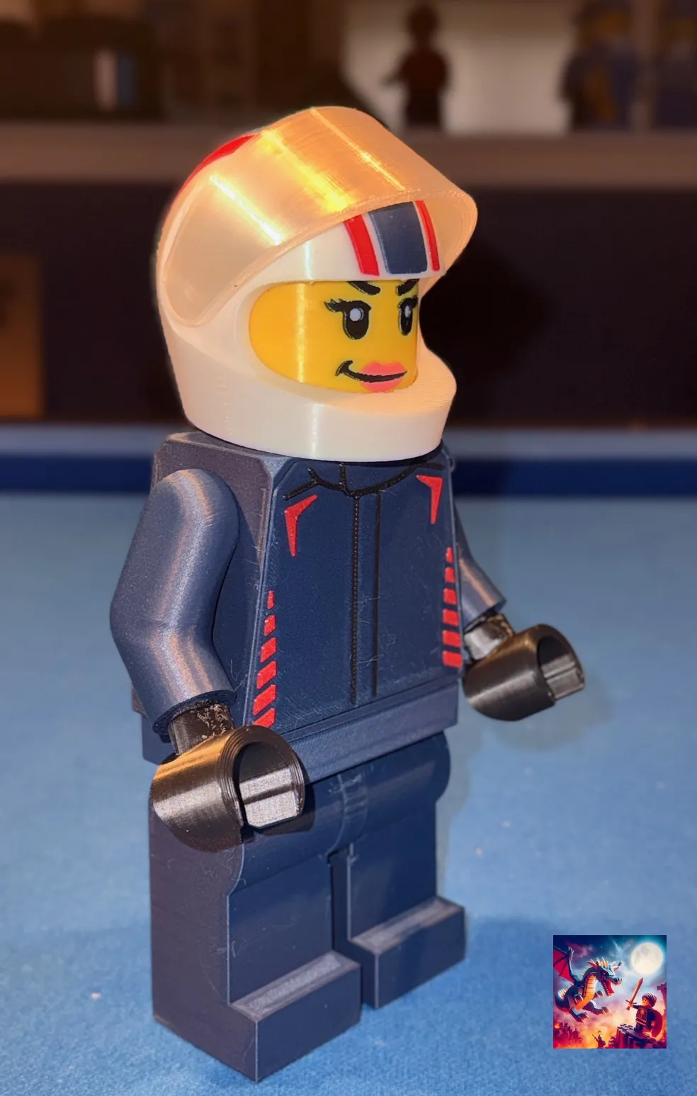 Red Bull Formula 1 Driver MegaFigure (5:1 Scale) by BrickDreams ...