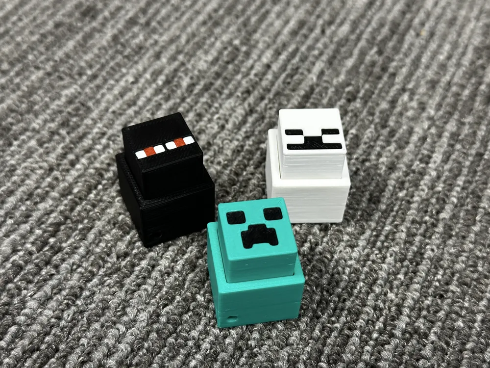 Minecraft Creeper Fidget Clicker - Free 3D Print Model - MakerWorld
