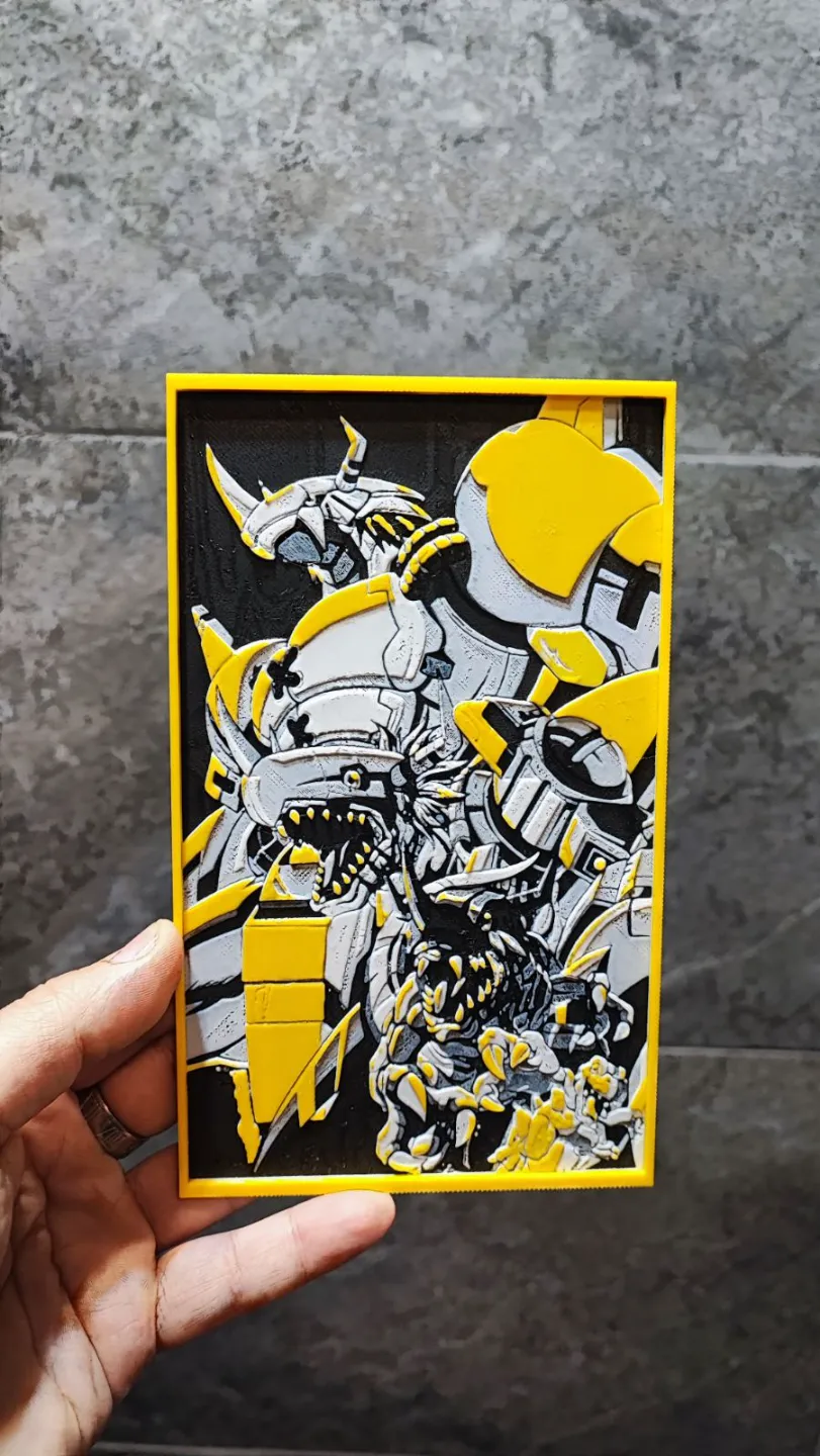 Evolución de WarGreymon por Garuda3D - MakerWorld