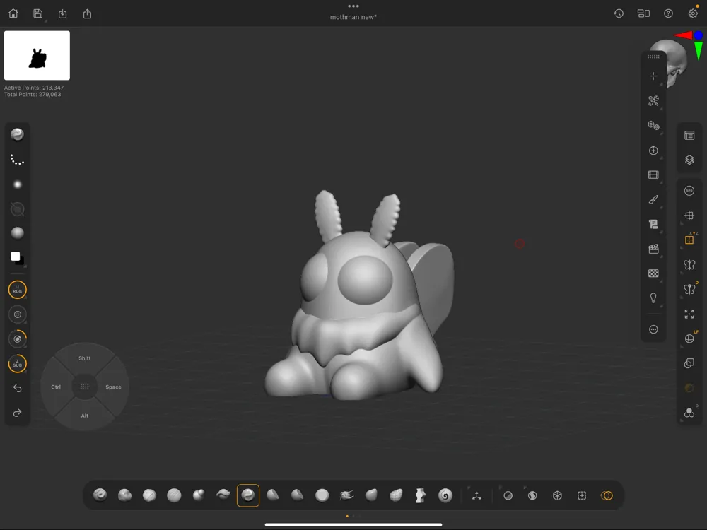 Chibi Mothman - Moving Wings by Level1GamersMakerWorld: Download Free ...