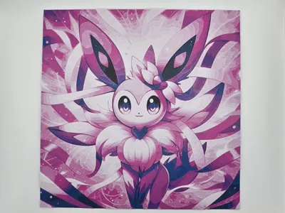 sylveon 3d print model download - MakerWorld