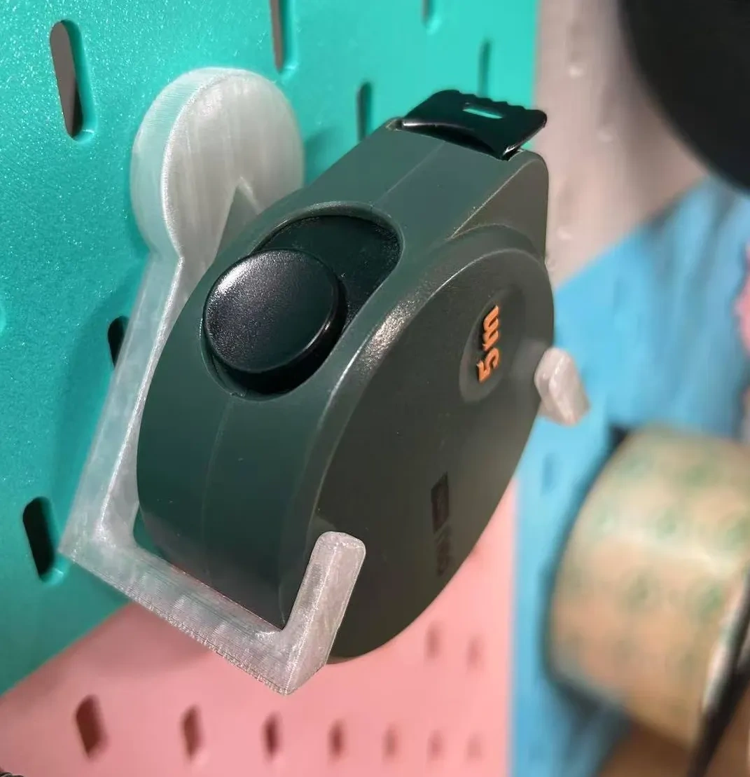 IKEA Pegboard Tape Measure Hook by user_1650568541 - MakerWorld