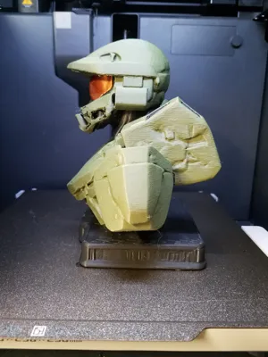 Busto de Master Chief | Versión con y sin AMS por 3D Odyssey MakerWorld ...