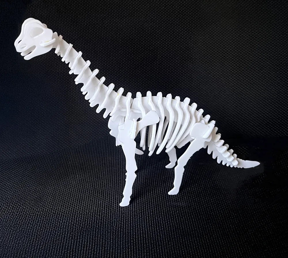 Brachiosaurus Dinosaur Kit Card - Free 3D Print Model - MakerWorld
