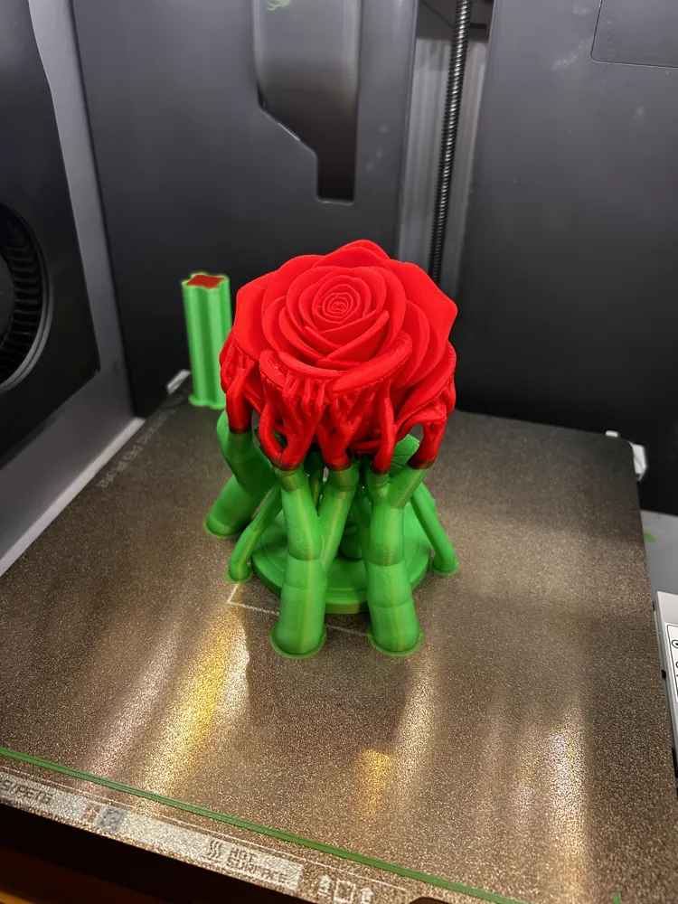 Cute Rose Figurine – Easy 3D Print Decoration - Free 3D Print Model ...