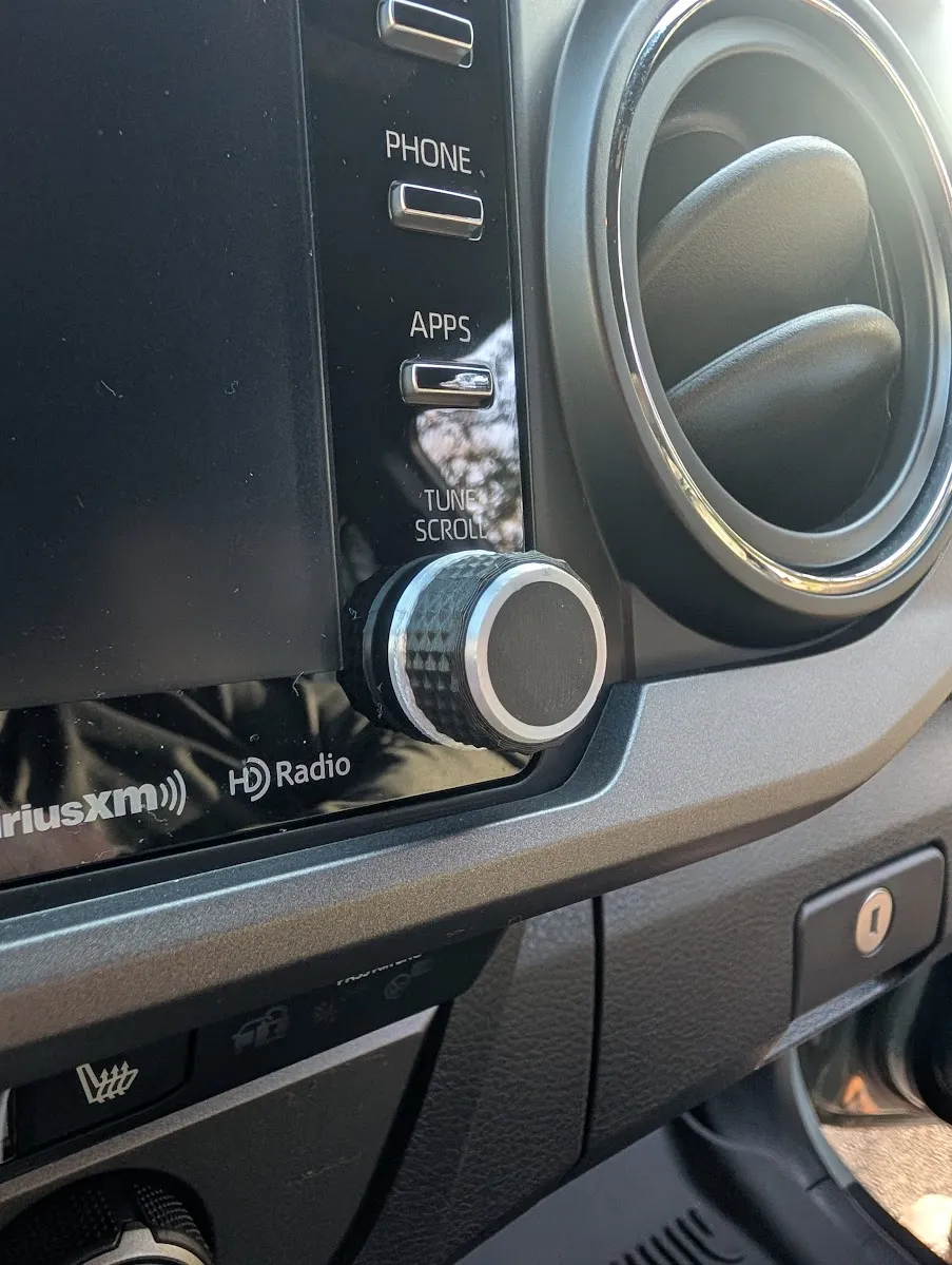Toyota Tacoma Radio Knobs (3rd Gen, 2020+) by jfutey MakerWorld: Download Free 3D Models