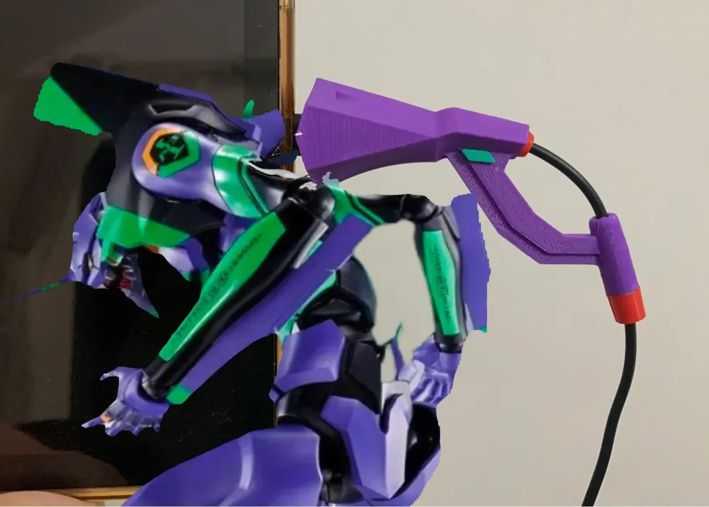 EVA Unit 01, Unit 02, and Unit 00 paint scheme data cable protector and ...