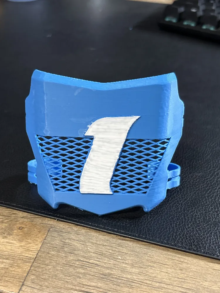 Vented Numbered Motocutz Front Plate (For E-Bikes) - Free 3D Print ...