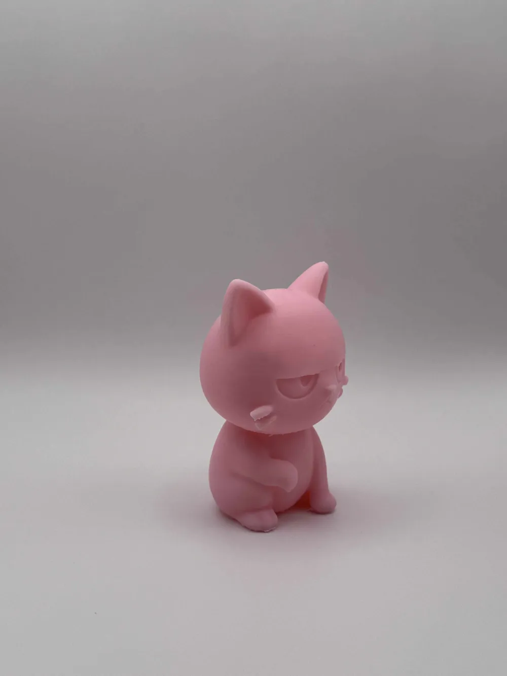 Nonchalant Cat – chibi grumpy kitty by humilak MakerWorld: Download ...
