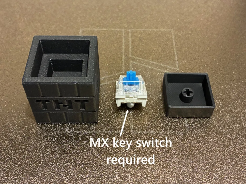 Minecraft TNT Clicker (Single Color) - Free 3D Print Model - MakerWorld