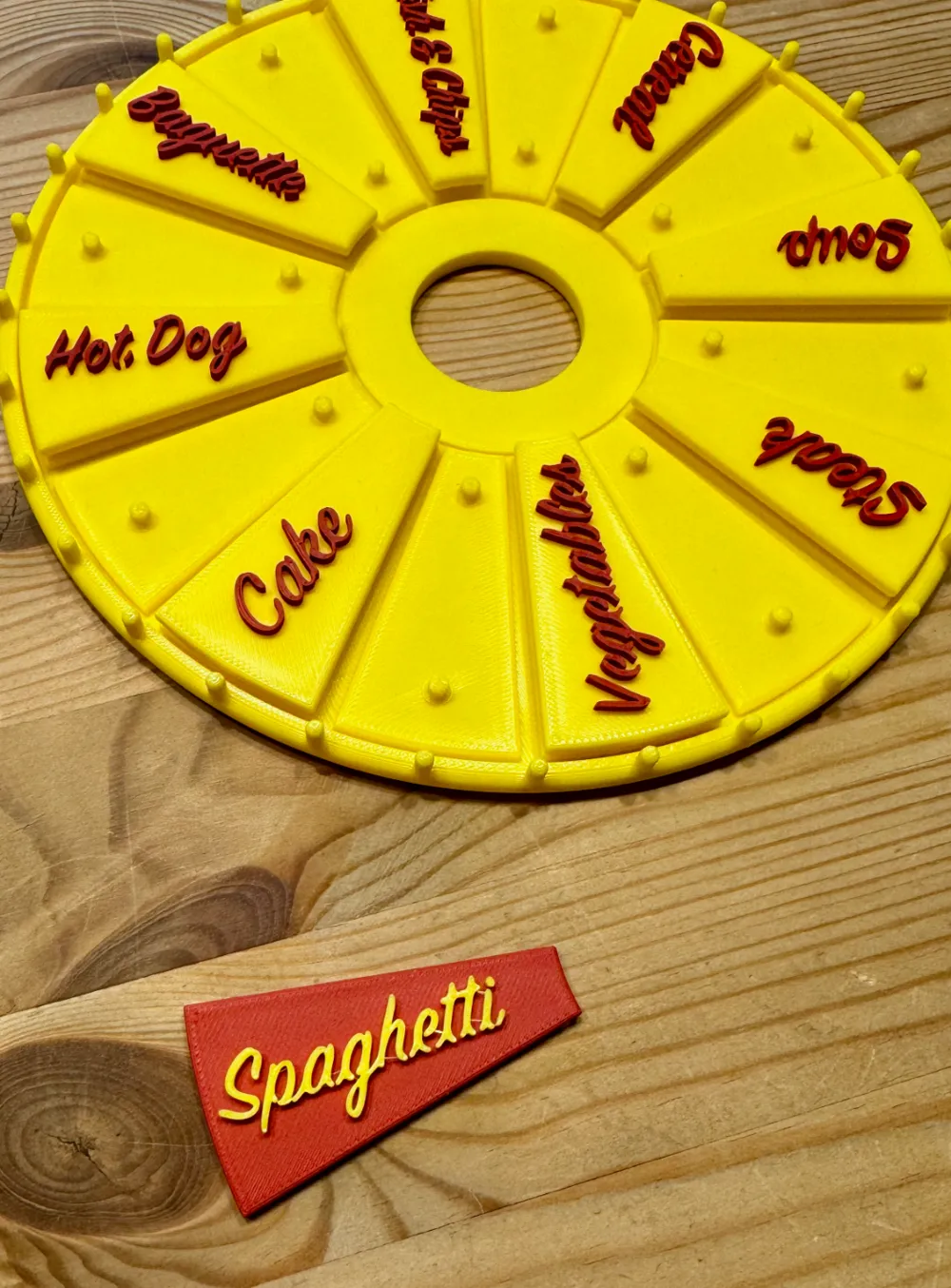 Meal Wheel - Let the wheel choose your meal by Habitaritus - MakerWorld