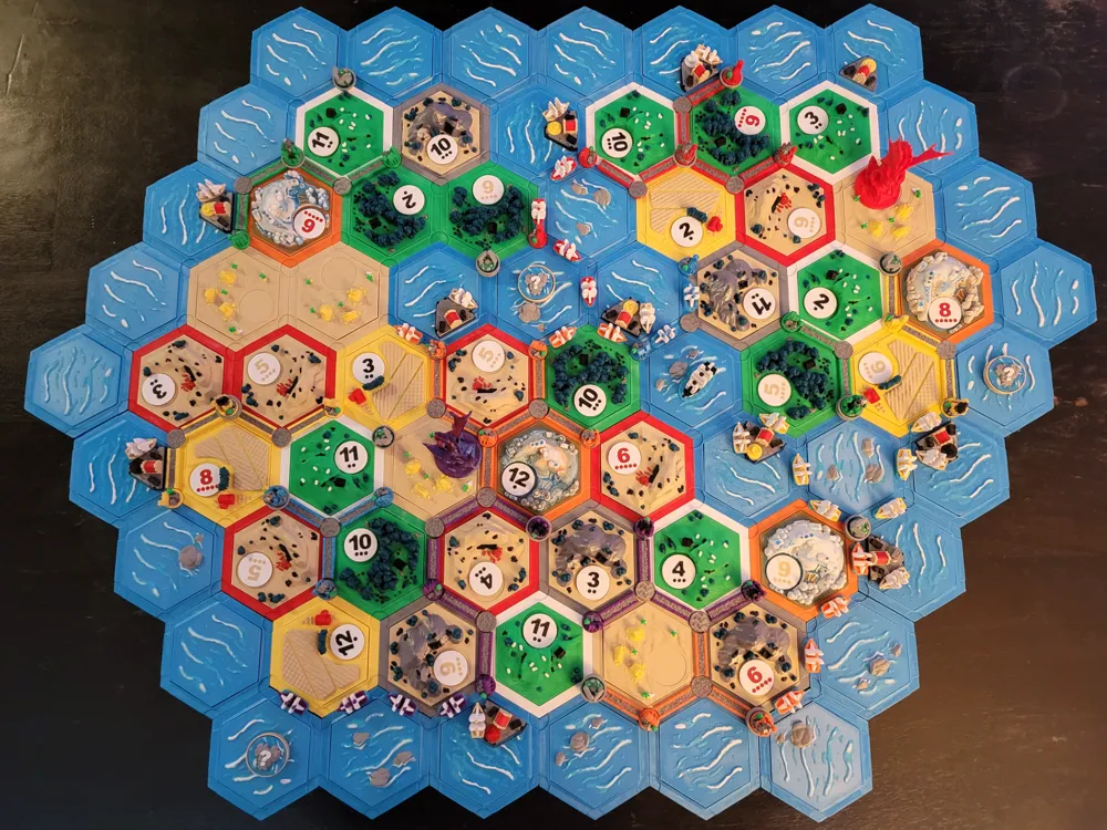 Settlers of Catan: Seafarers & Seafarers 5-6 Player Expansion Remixed ...