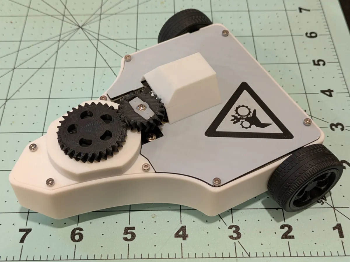 "Pinch Hazard" - Mini Bot - Free 3D Print Model - MakerWorld