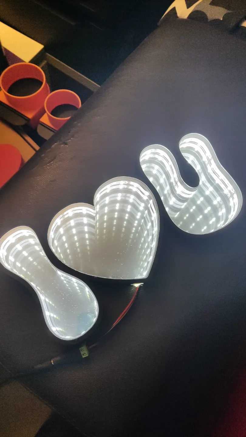I LOVE U Infinity Mirror Light - Free 3D Print Model - MakerWorld