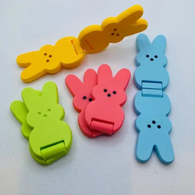 Peeps Easter Slider + Flip Fidget (Print in Place) - Free 3D Print ...