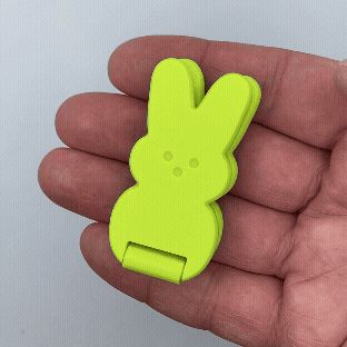 Peeps Easter Slider + Flip Fidget (Print in Place) - Free 3D Print ...