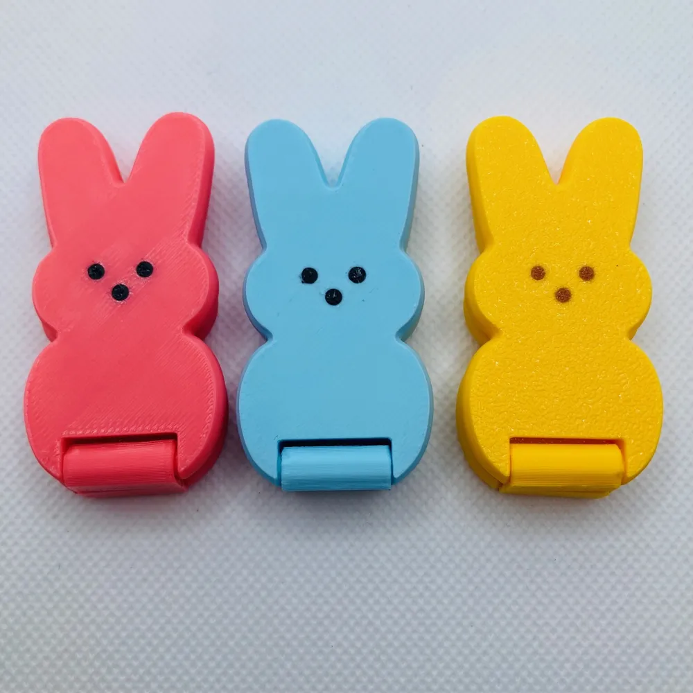 Peeps Easter Slider + Flip Fidget (Print in Place) - Free 3D Print ...