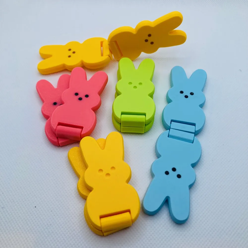 Peeps Easter Slider + Flip Fidget (Print in Place) - Free 3D Print ...