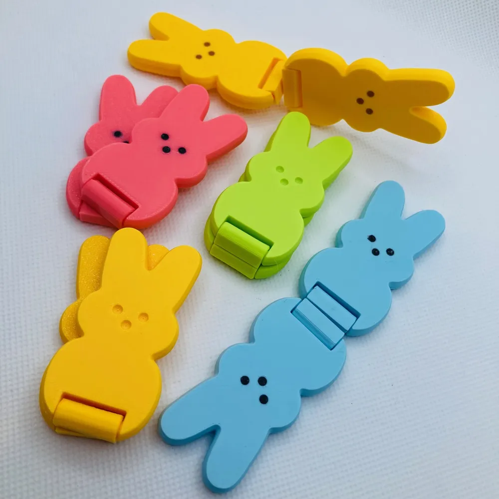 Peeps Easter Slider + Flip Fidget (Print in Place) - Free 3D Print ...
