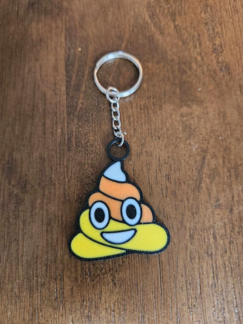 Candy corn poop emoji key chain by Salvadori MakerWorld: Download Free ...