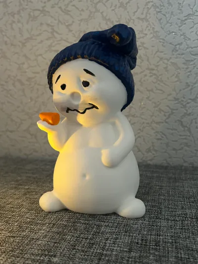 Snowman Without a Nose by F&H - MakerWorld