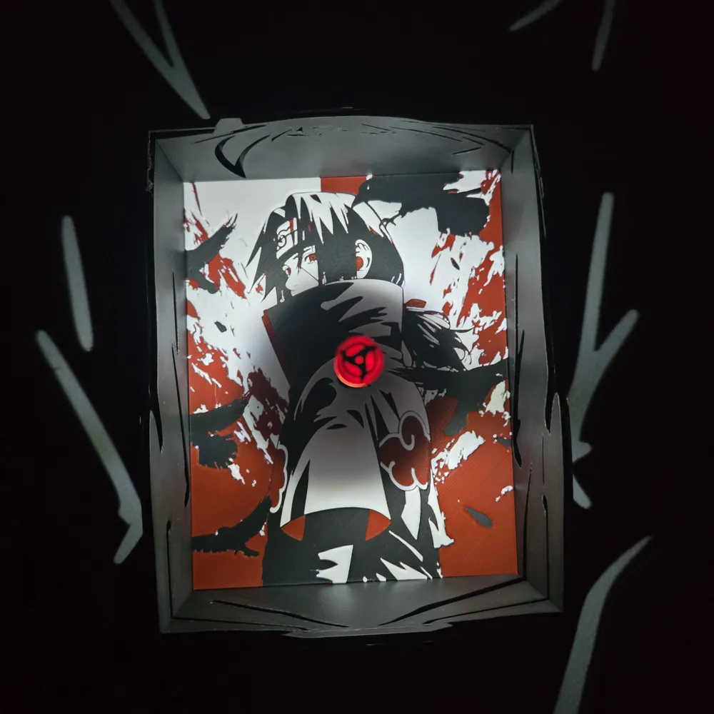 Itachi Shadow lamp - Free 3D Print Model - MakerWorld