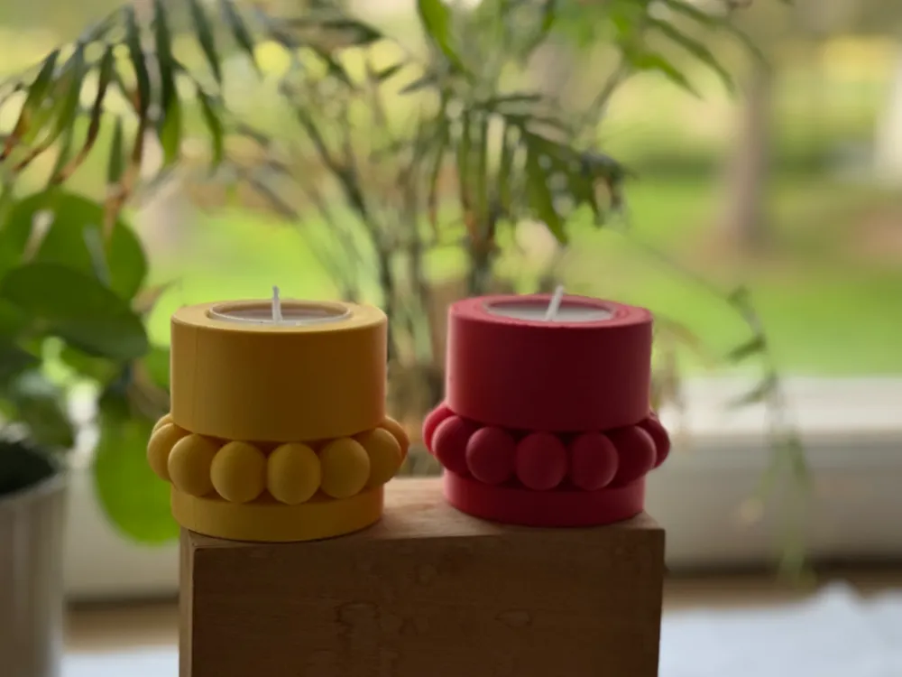 Design tea light holder by P4PL33D - MakerWorld