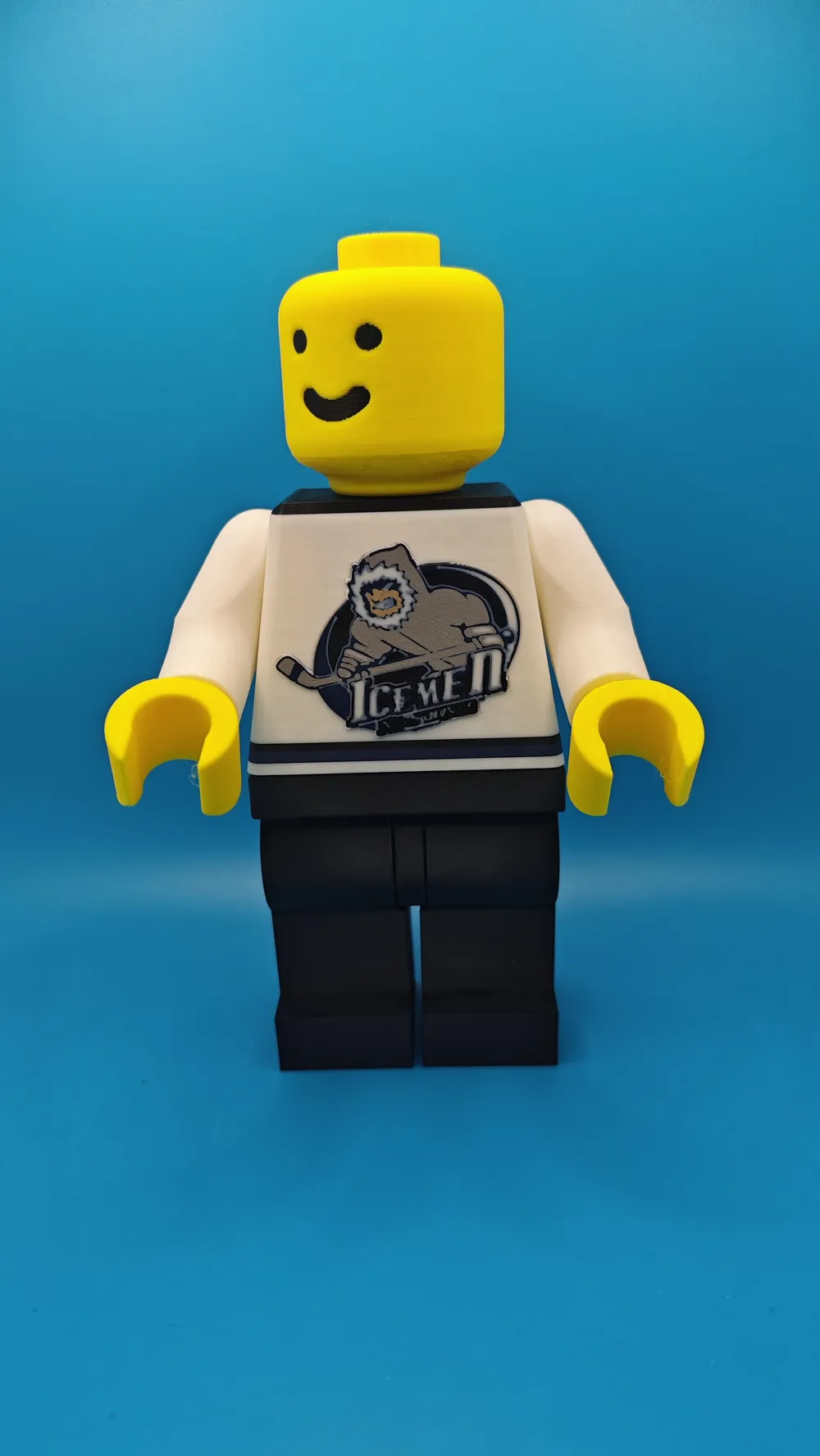 Brick Man - Jacksonville Icemen (500%) by P78 MakerWorld: Download Free 3D Models