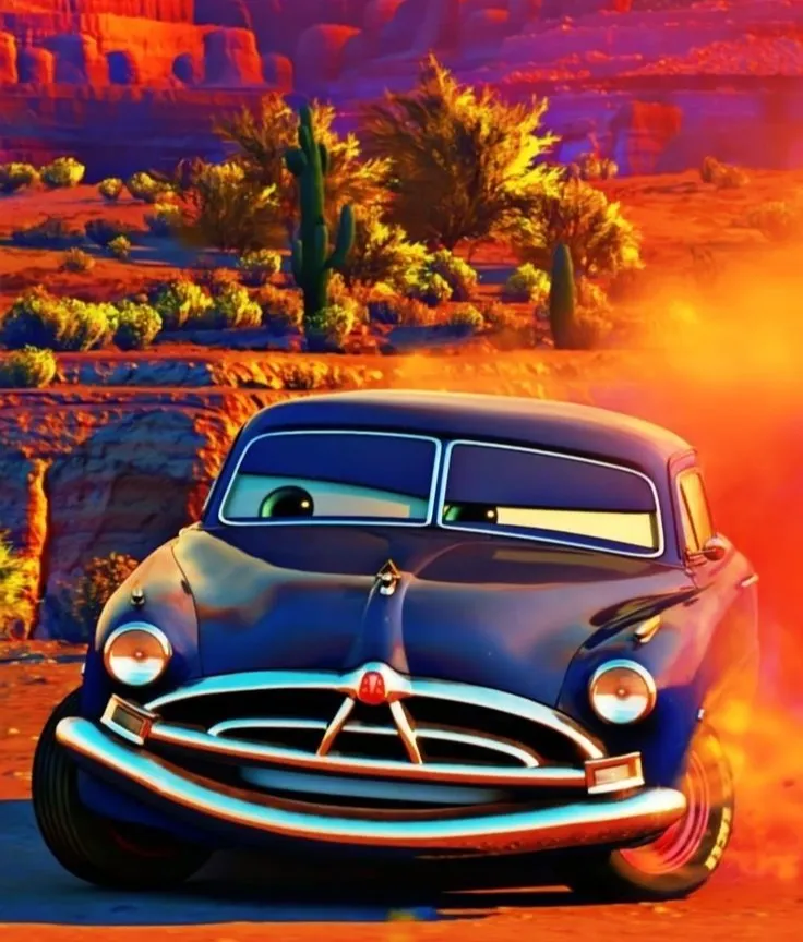 Hueforge Doc Hudson Cars by ShIfTy492 - MakerWorld