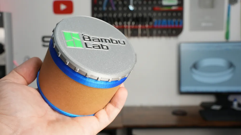 Spool Storage Box | Reuse Empty Filament Rolls - Free 3D Print Model ...