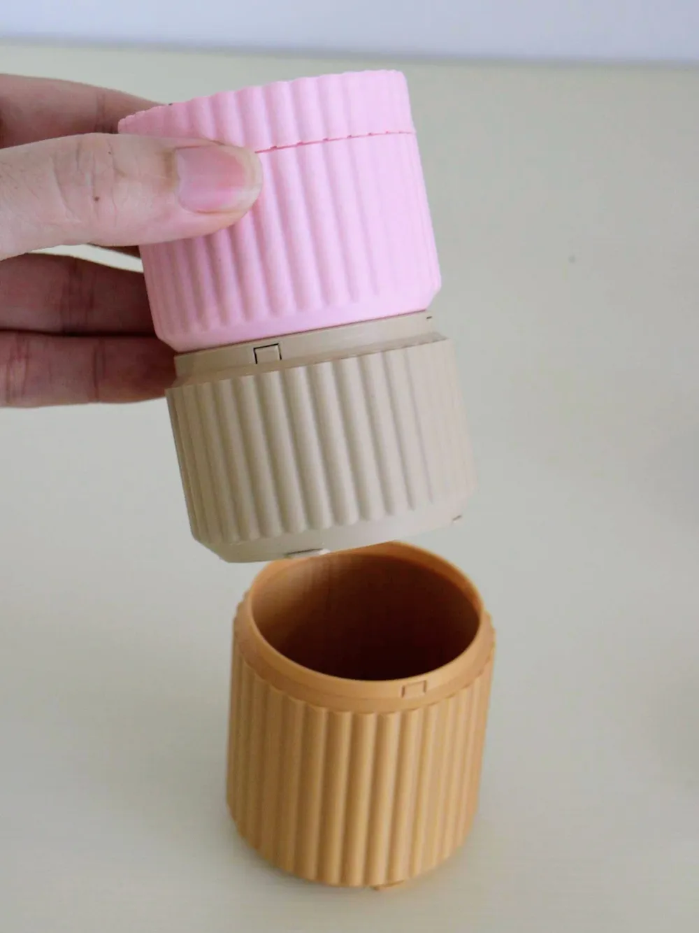 Quick-Snap Stackable Travel Storage Container by Nature Hut - MakerWorld