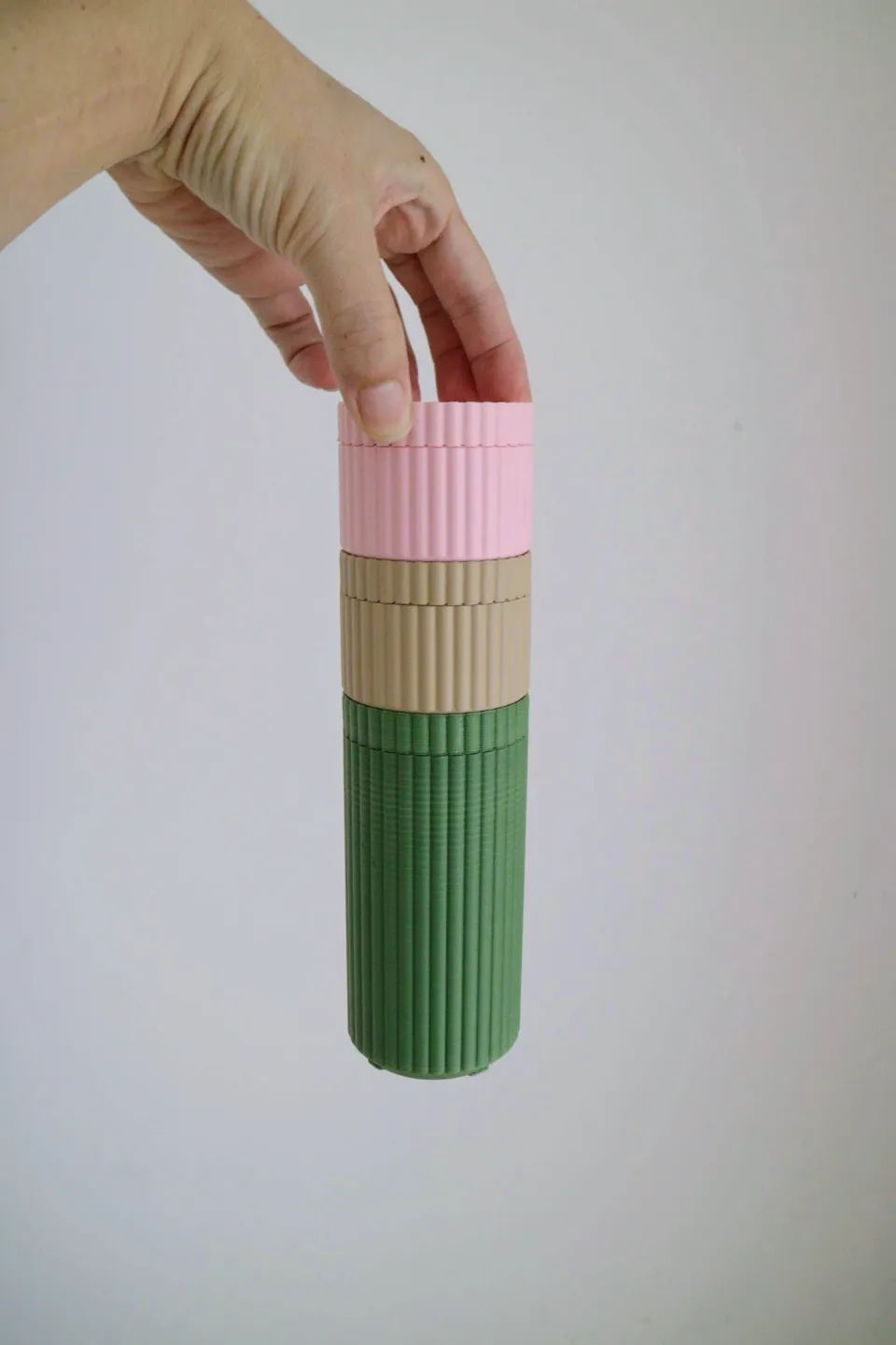 Quick-Snap Stackable Travel Storage Container by Nature Hut - MakerWorld