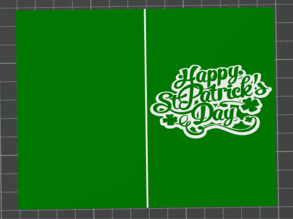 Foldable St. Patrick's Day Card by Wachtel's Whatnots - MakerWorld