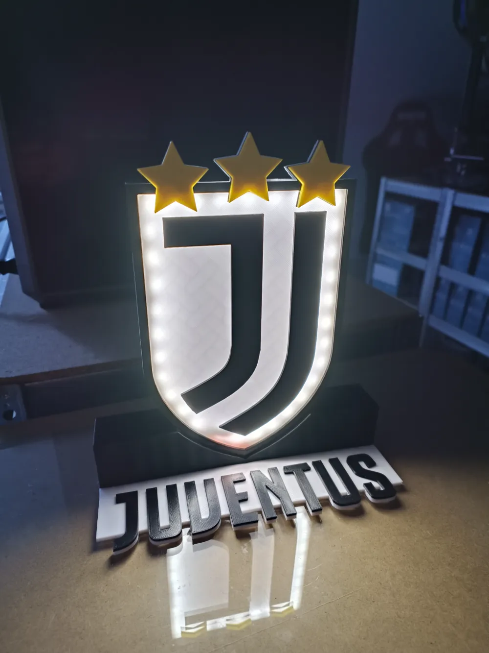 Juventus lamp - Free 3D Print Model - MakerWorld
