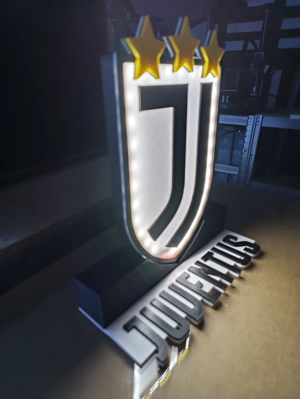 Juventus lamp - Free 3D Print Model - MakerWorld