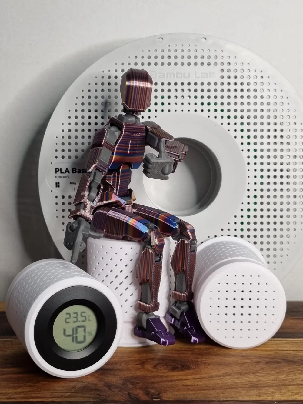 Bambu Lab spool silica gel bin, Bambu Lab style by Professional3D MakerWorld: Download Free 3D ...