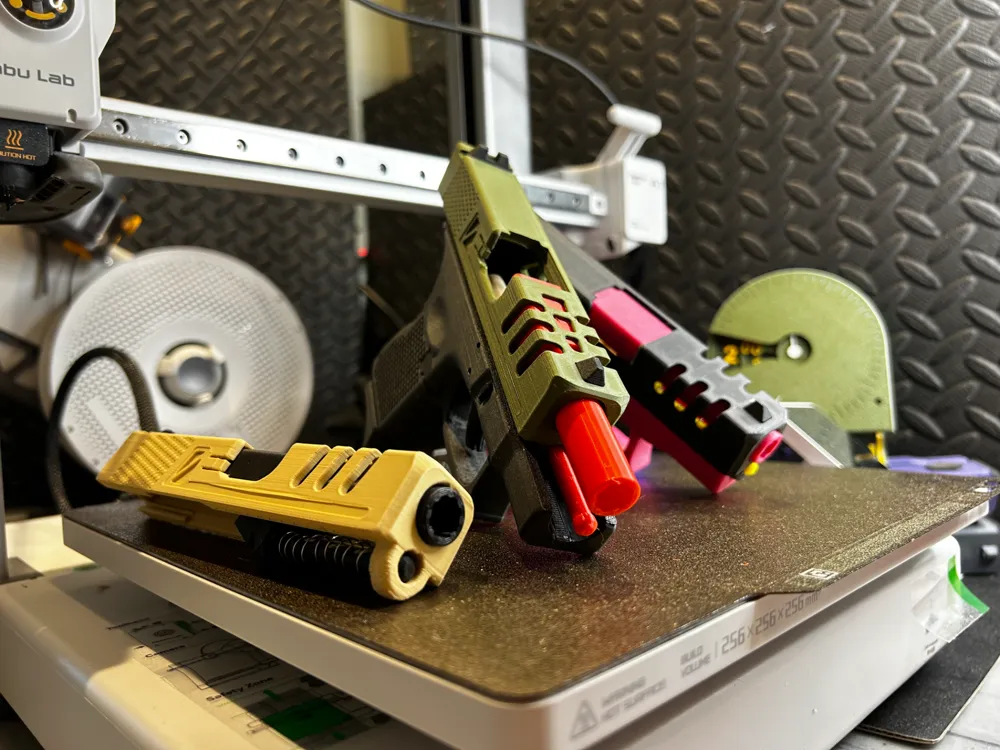 Assorted slide upgrade for subcompact prop gun - Free 3D Print Model ...